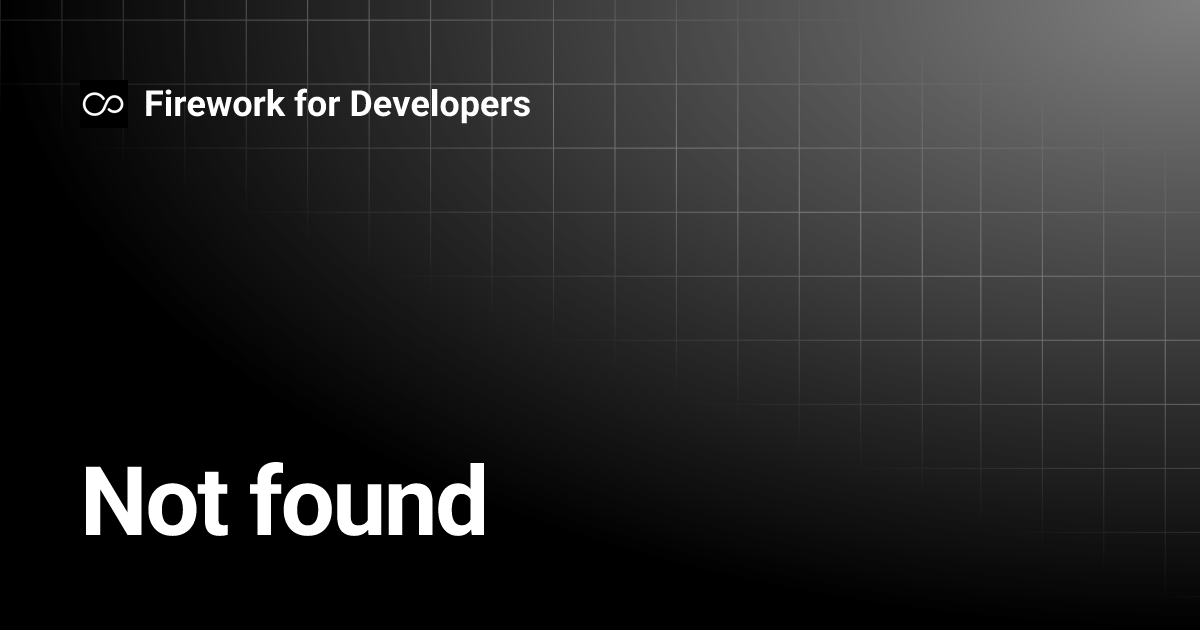 Components | Firework for Developers